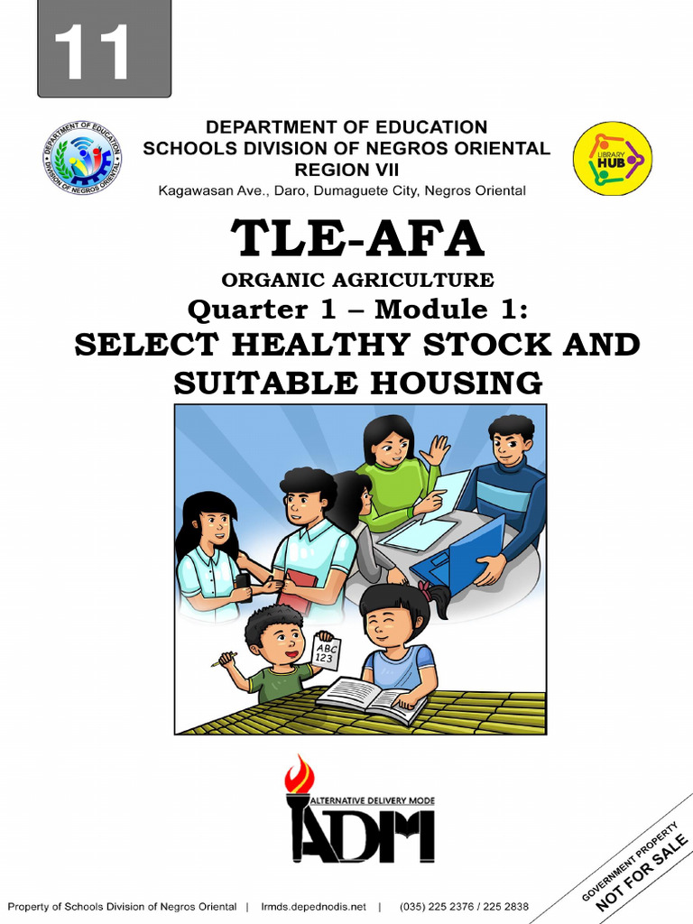 Organic Agriculture Gr11 - Module1.final | PDF | Chicken | Poultry