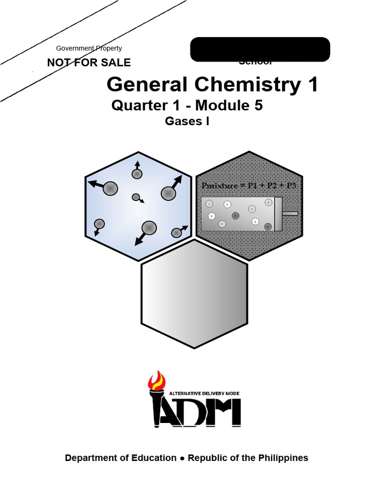 GeneralChemistry1 Q1 Mod5 GasesI Version2 | PDF | Gases | Pascal (Unit)