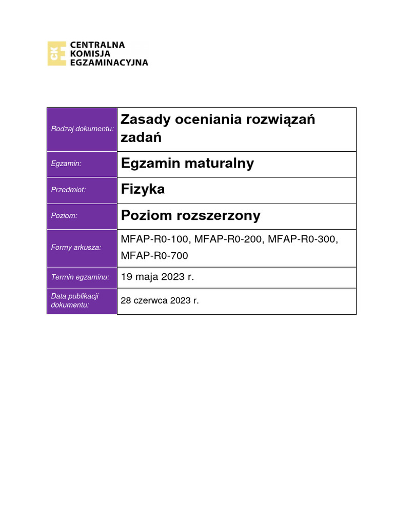 MFAP R0 100 2305 Zasady | PDF