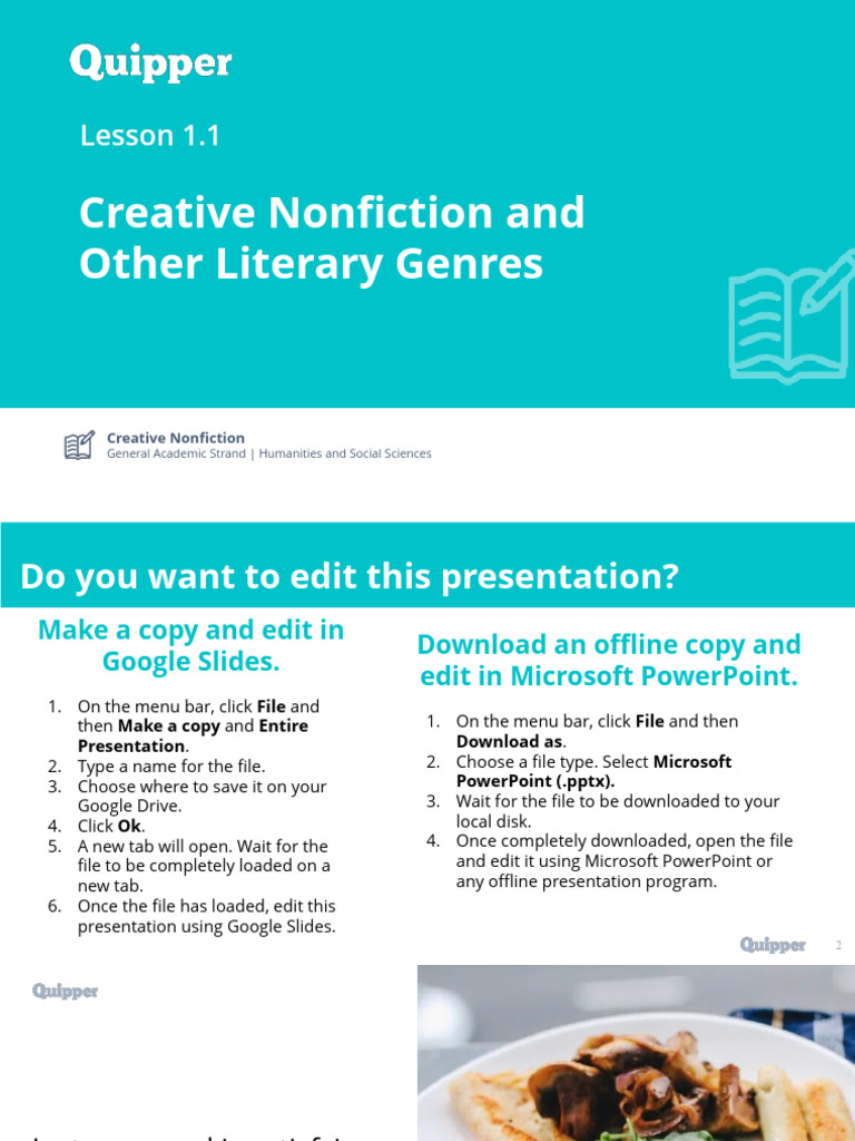 Exploring Creative Nonfiction Genres | PDF | Poetry | Creative Nonfiction