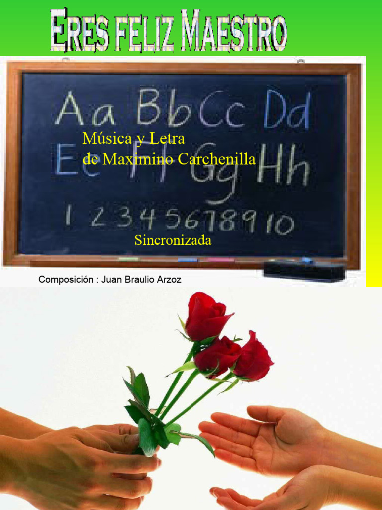 21-jb - Eres Feliz Maestro | PDF