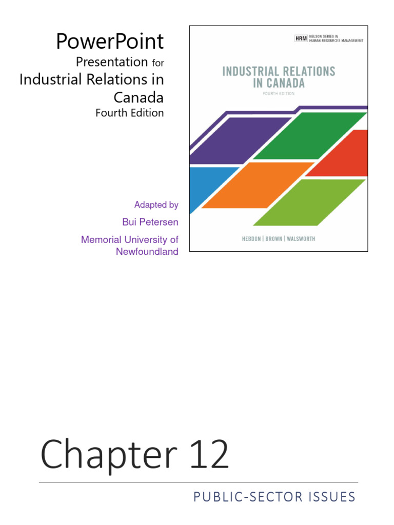 Chapter 12 - Slide Deck | PDF | Strike Action | Trade Union