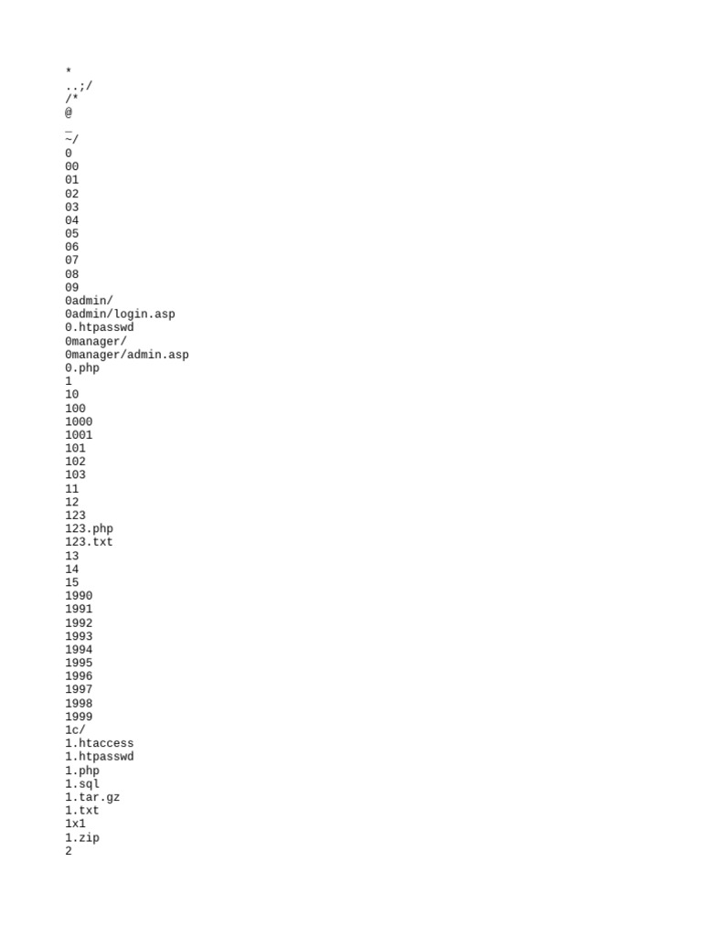 Web Brute Common | PDF | Databases | Data Web Brute Common | PDF | Databases | Data