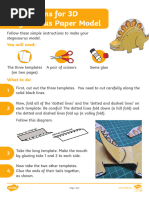 DIY Cardboard Drawbridge Guide | PDF | Lever | Force