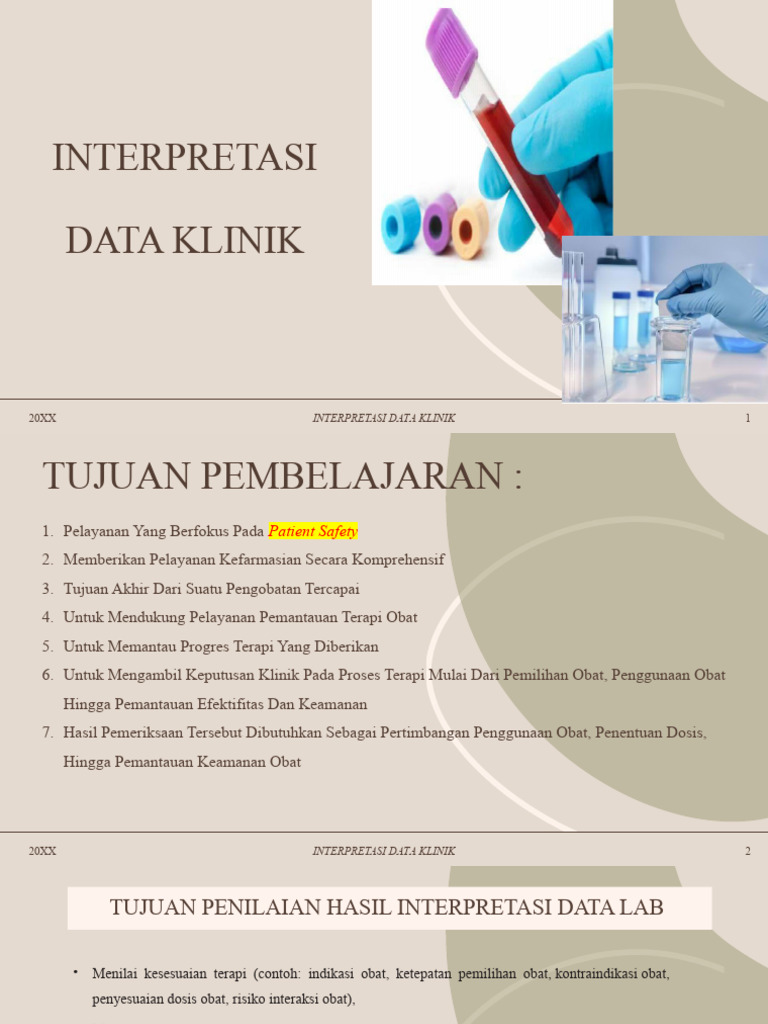 Interpretasi Data Klinik | PDF