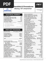 B777 Checklist | PDF | Cockpit | Takeoff