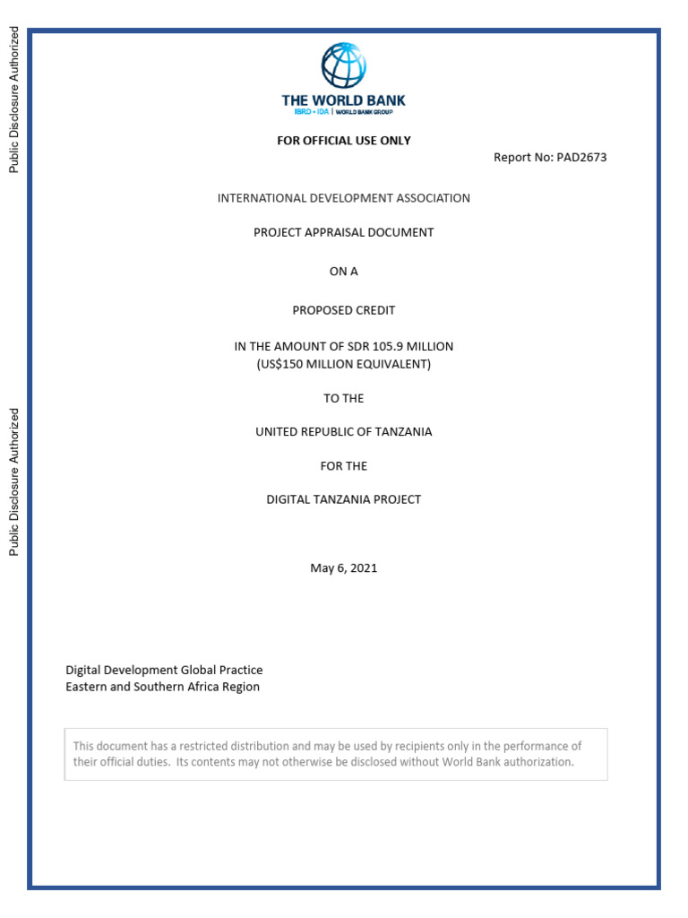 Tanzania Digital Tanzania Project | PDF | Poverty | Poverty & Homelessness