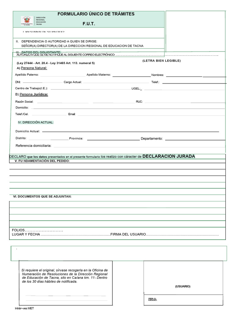 Fut Dret - Tacna Muy Bueno | PDF