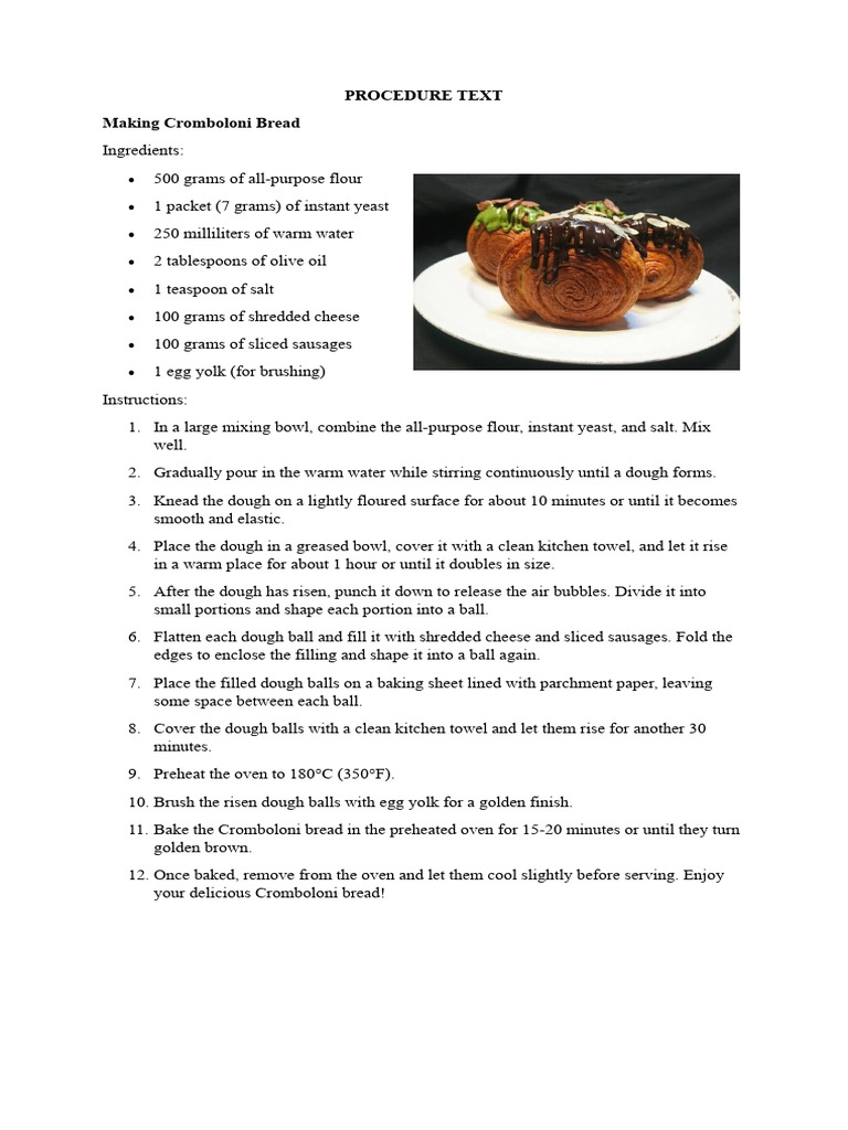 Procedure Text Soal 1 | PDF