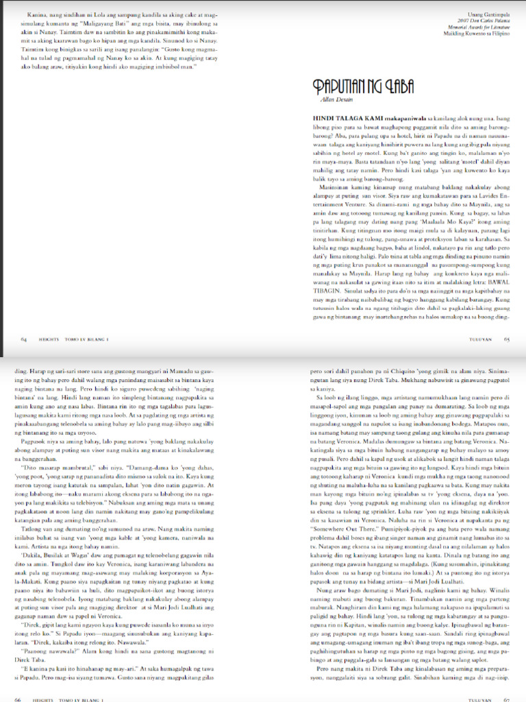 Modyul 4 - Paputian NG Laba - Allan Derain | PDF