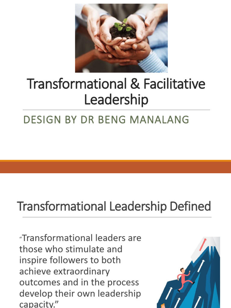 Sbk Transformational Facilitative Leadership Training Pdf