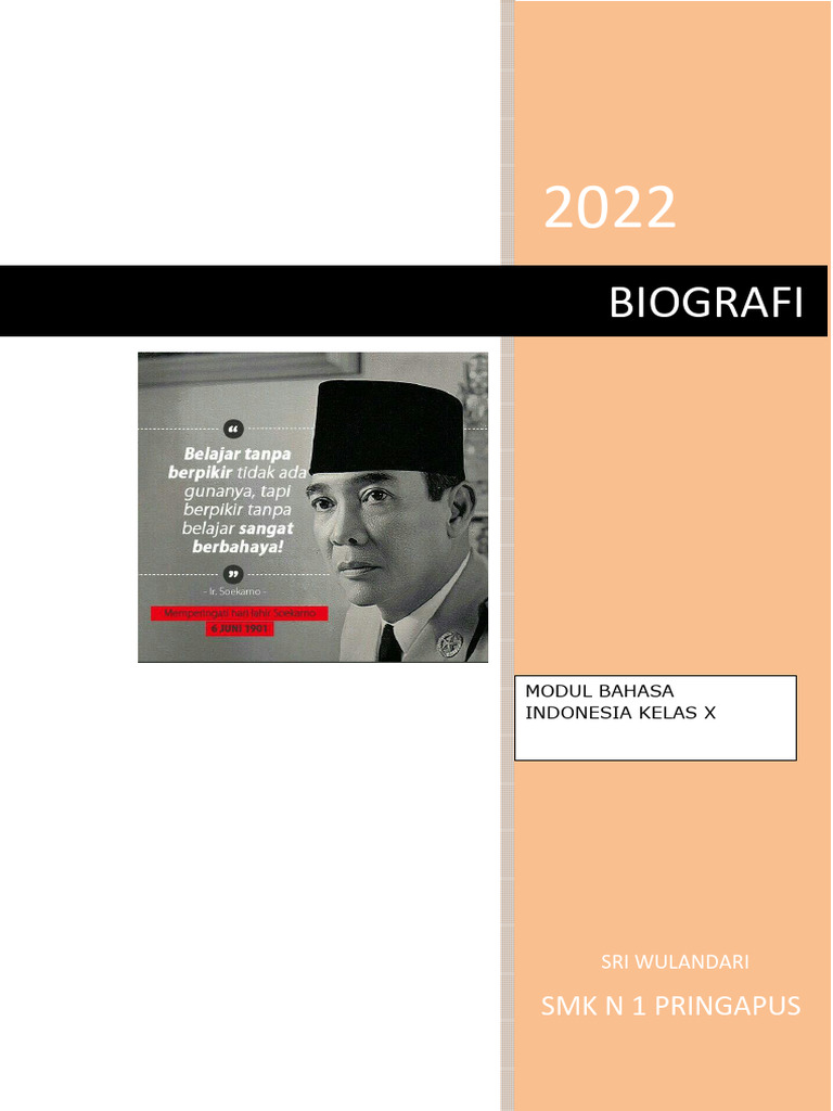 Modul Ajar Biografi Kelas X Pdf