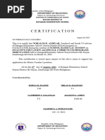Employee Performance Rating Certificates | PDF