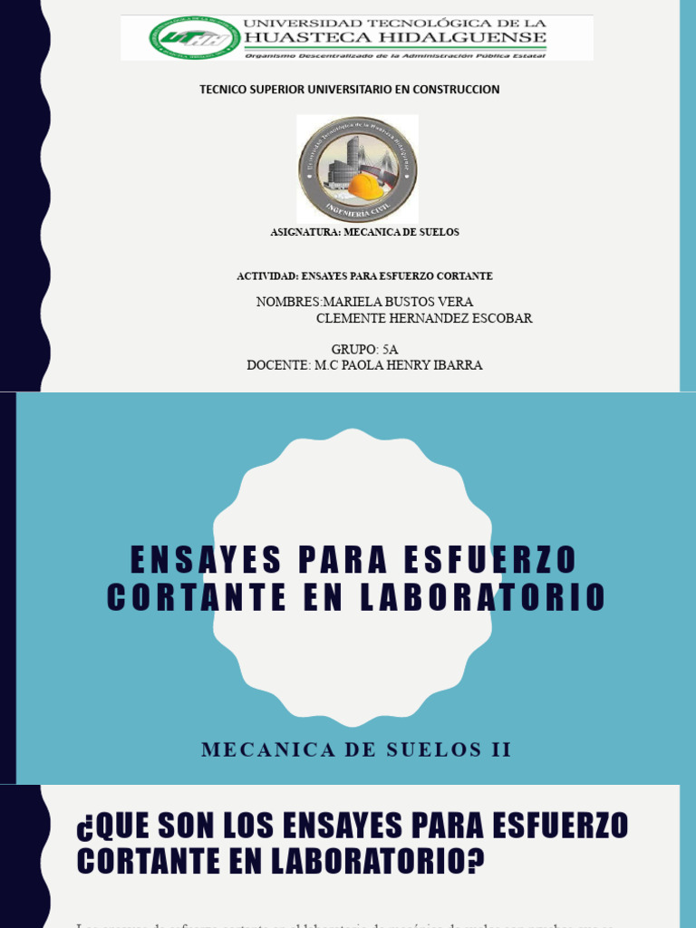 Mecanica de Suelos | PDF | Mecánica de suelos | Laboratorios