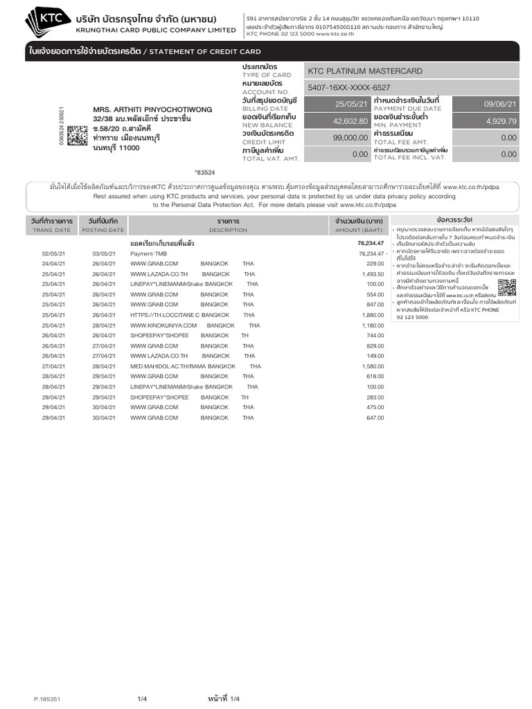 Statement 6527 | PDF