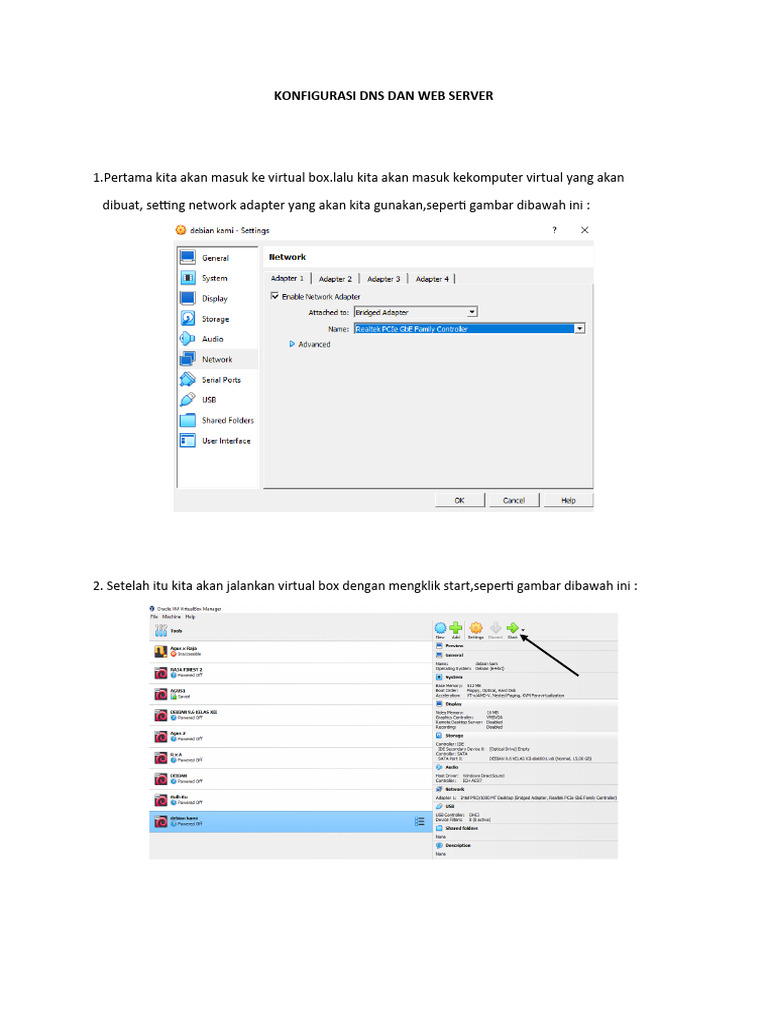 Konfigurasi DNS Dan Web Server - Delima | PDF