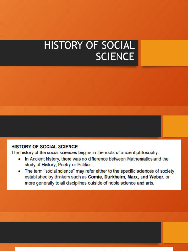 History of Social Science | PDF | Social Sciences | Psychology