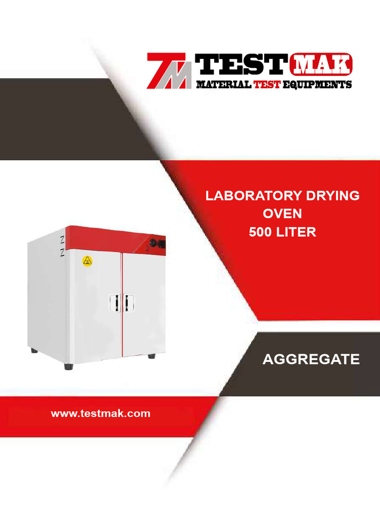 Laboratory Oven 500 Liters Capacity | Download Free PDF | Oven ...