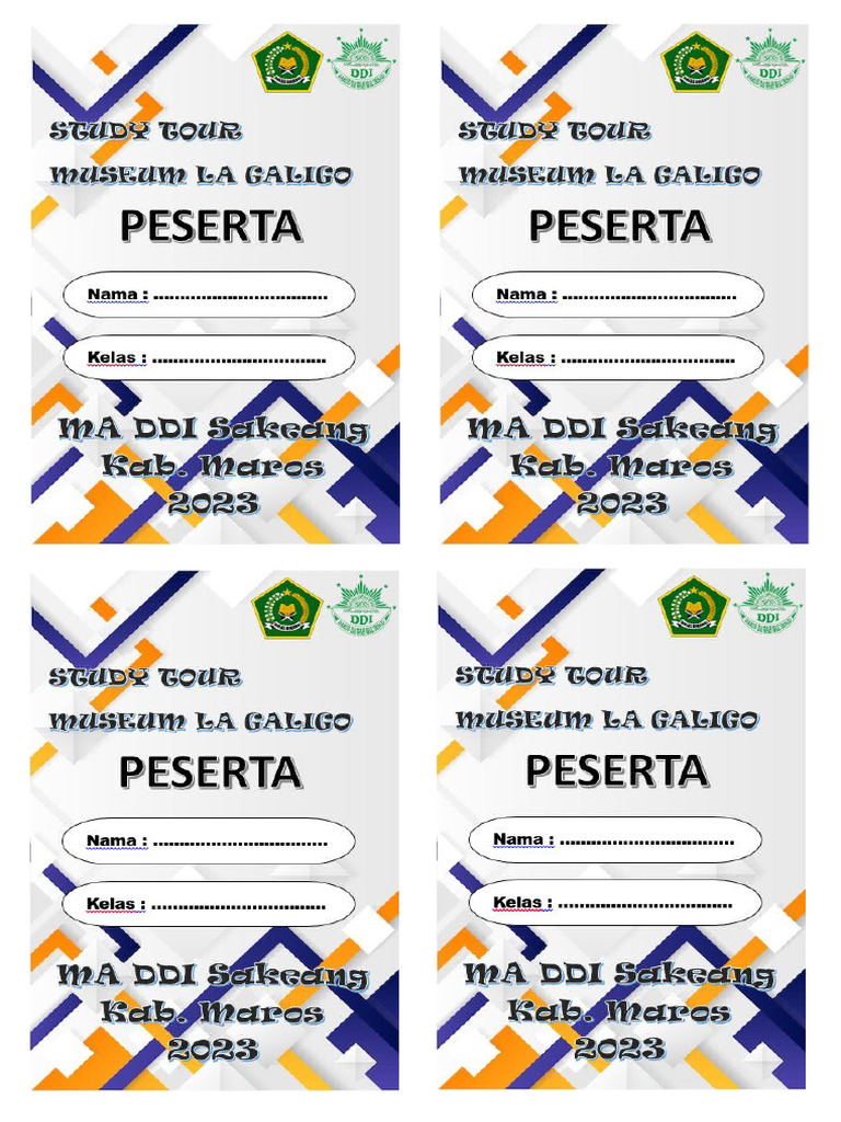 Id Card Study Tour | PDF