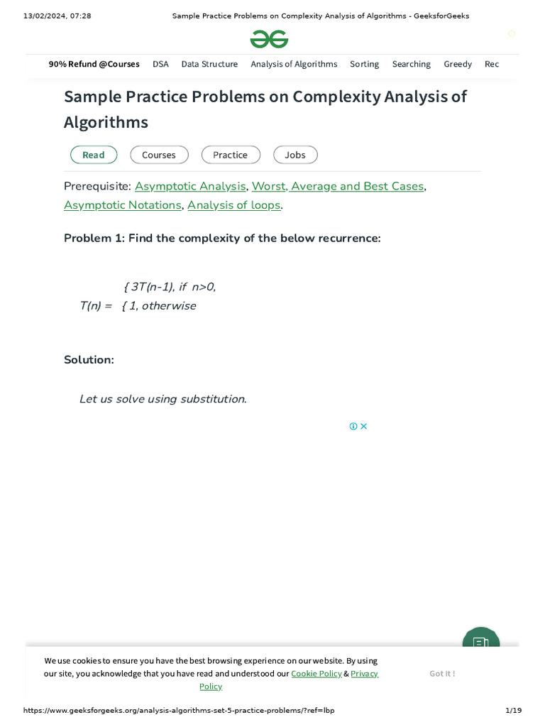 Complexity | PDF | Time Complexity | Algorithms Complexity | PDF | Time Complexity | Algorithms