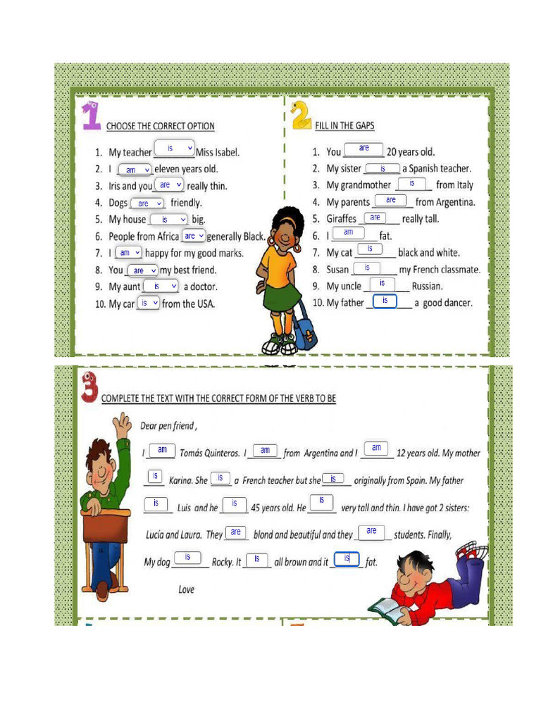 Verb To Be | PDF