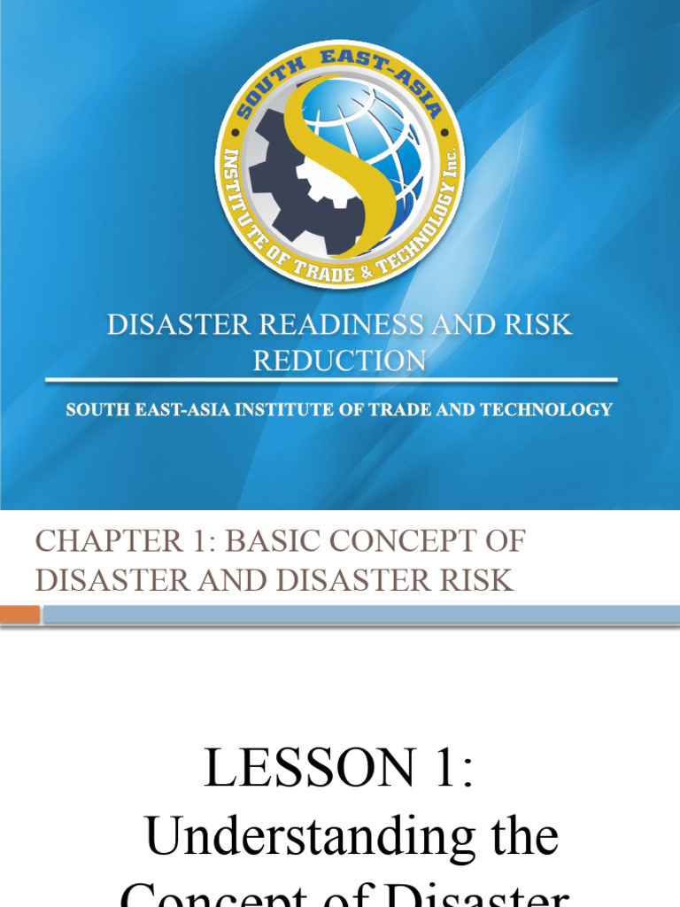 CH1 L1 Concept of Disaster | PDF | Hazards | Volcano