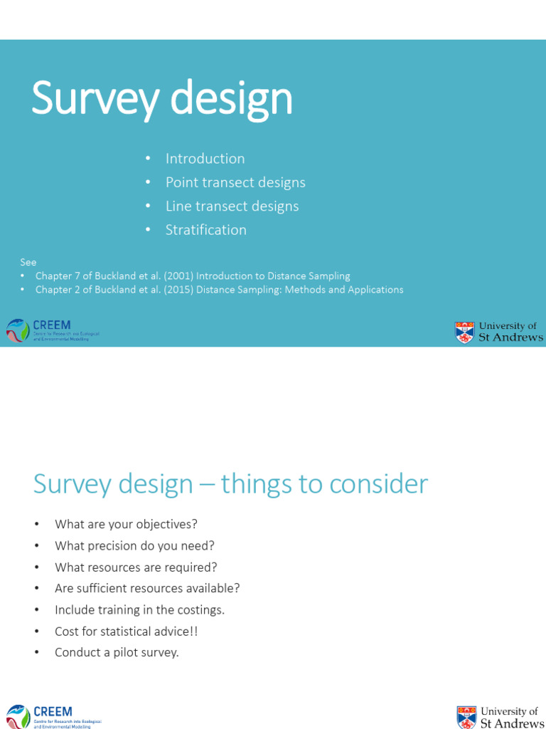 L4 1 Survey Design Pdf Stratified Sampling Sampling Statistics 