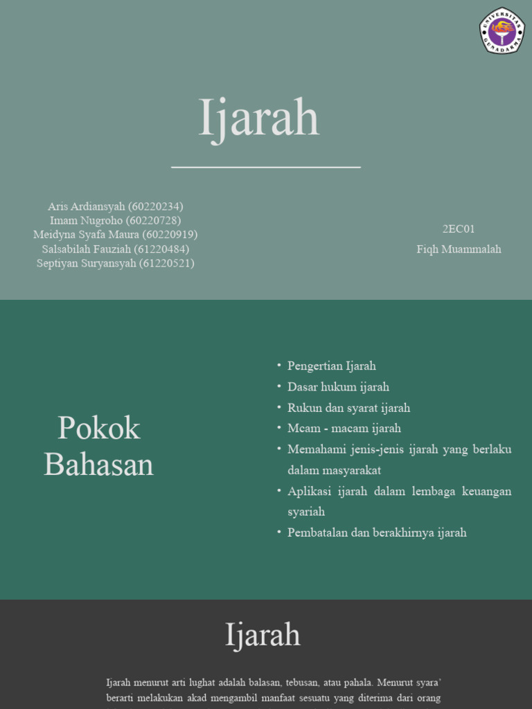 Ijarah | PDF