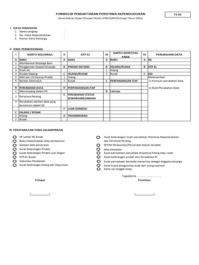 Formulir F1 02 Pdf