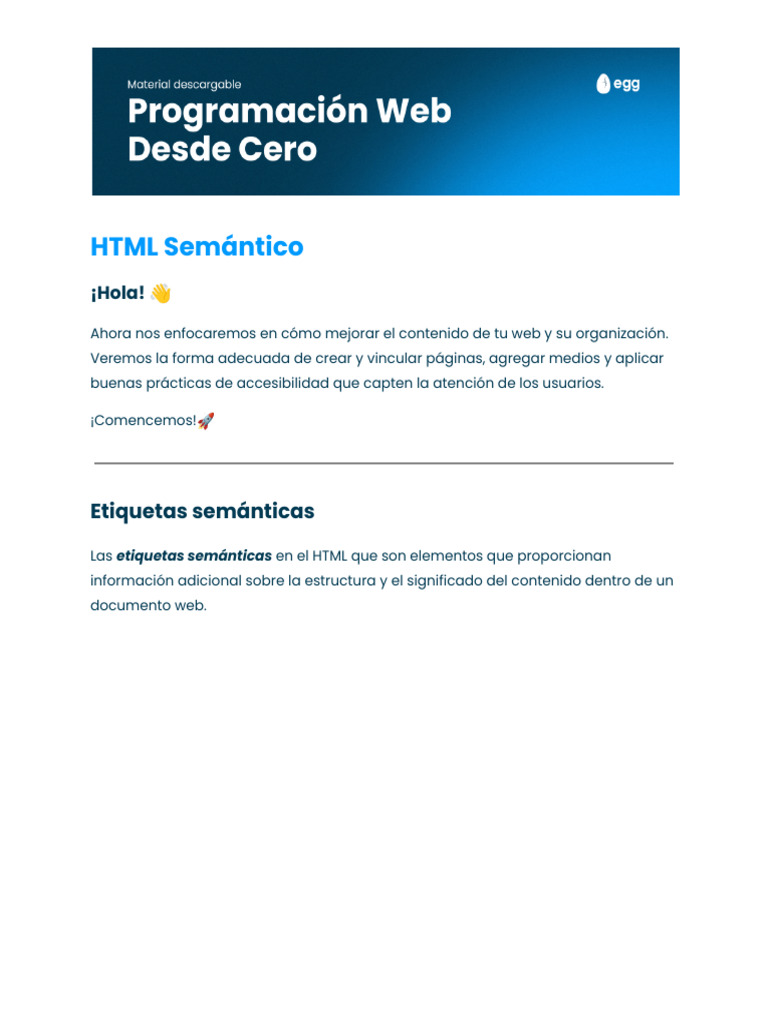 02 - HTML semántico | PDF | Hipervínculo | HTML