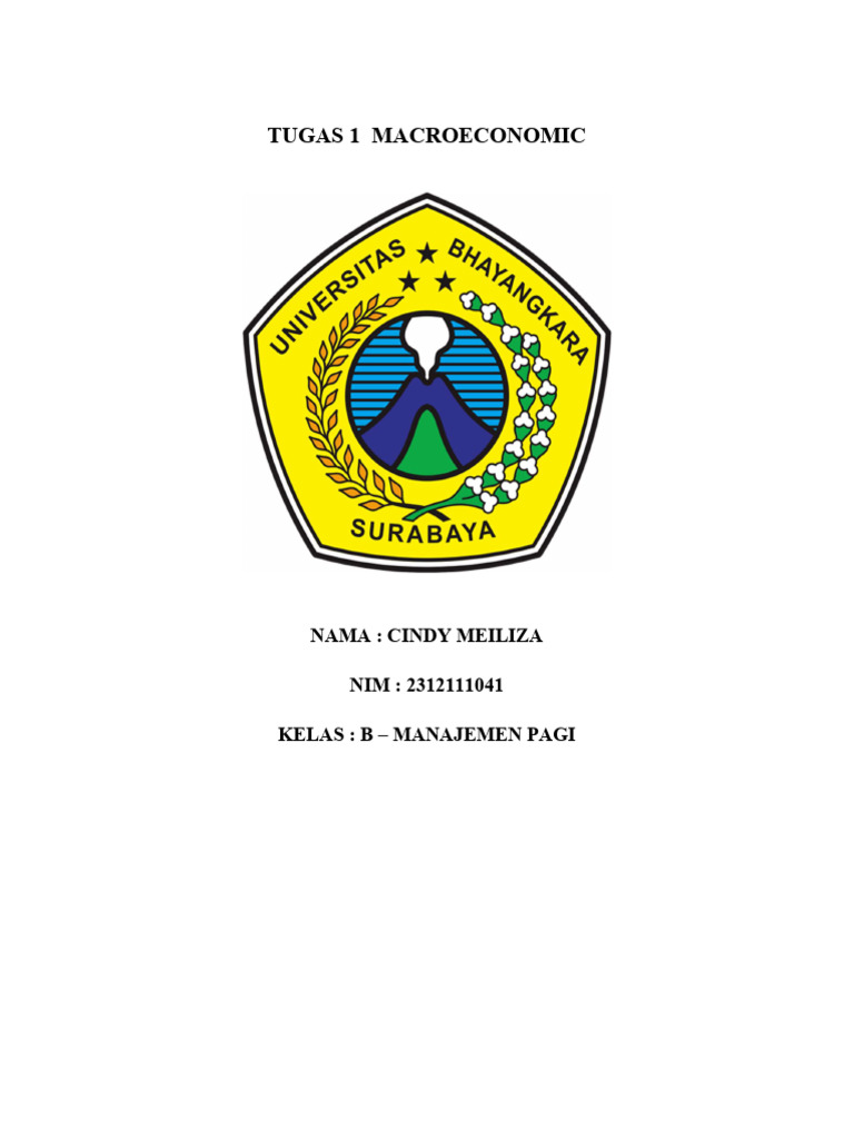 Cindy Meiliza - Tugas 1 Microeconomic | PDF Cindy Meiliza - Tugas 1 Microeconomic | PDF