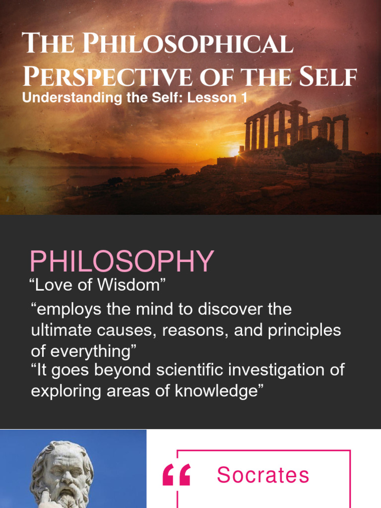 Philosophy of Self: Key Thinkers & Concepts | PDF | Philosophy Of Self ...