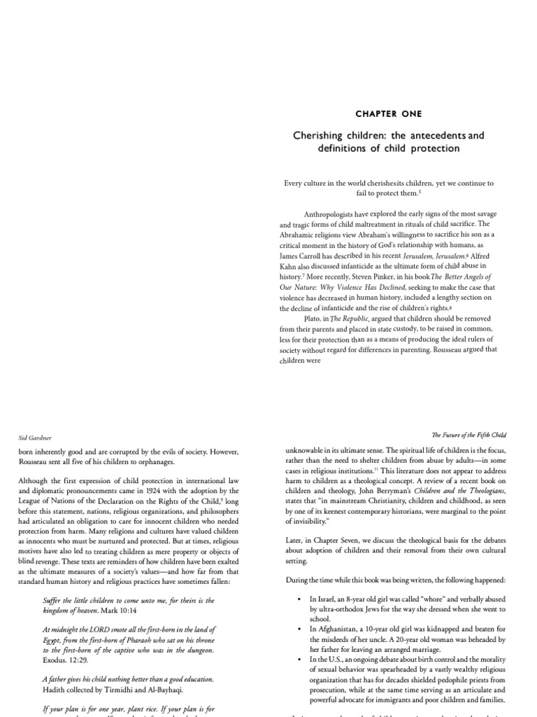 Chapter 1 Sid Gardner | PDF | Child Protection | Child Abuse