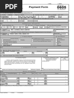 Bir Form 0605 | PDF | Taxes | Payments