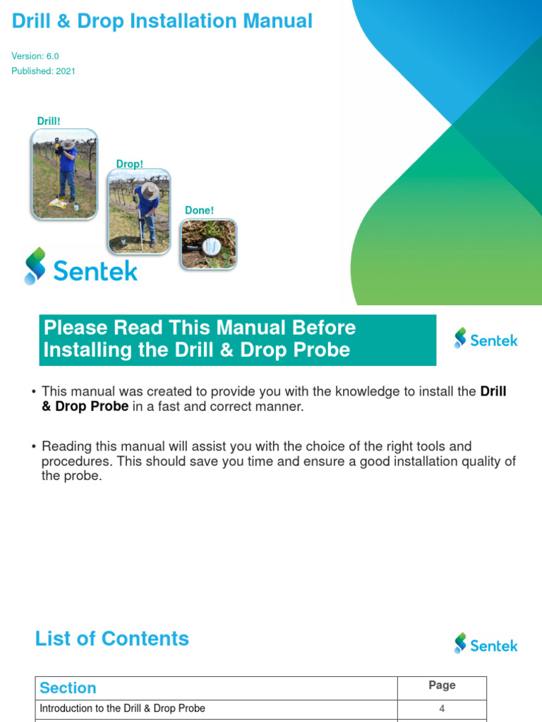 Drill&Drop Installation Manual V6 | PDF | Drill | Screw