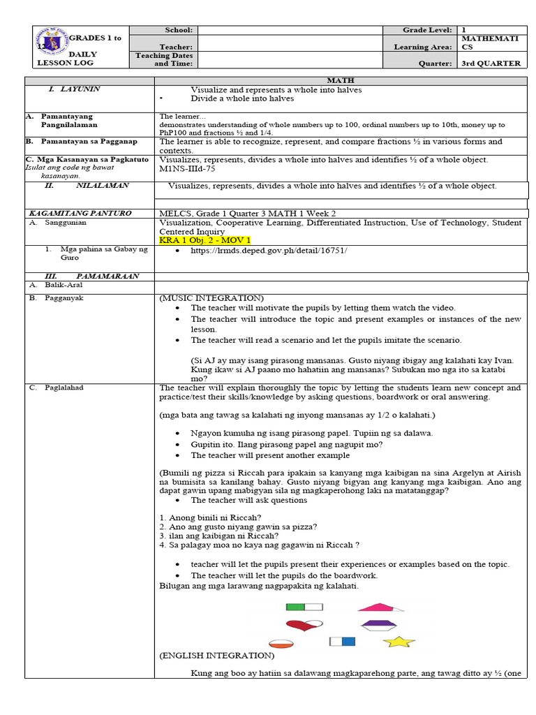 Math Cot q3 | PDF | Learning | Teachers