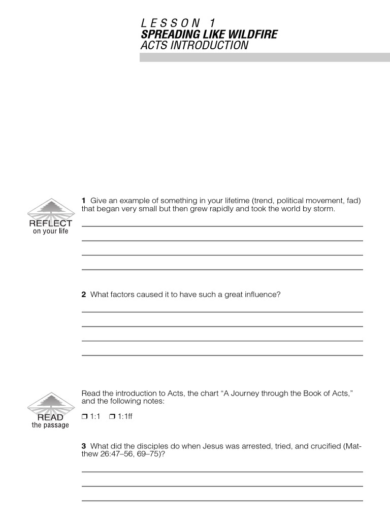 Biblestudy Acts 1 | PDF | Acts Of The Apostles | Jesus