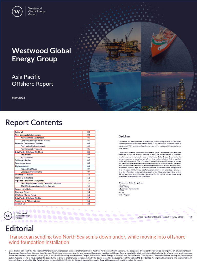 APAC Report Issue 231 Mid-May 2023 PDF | PDF | Offshore Drilling ...
