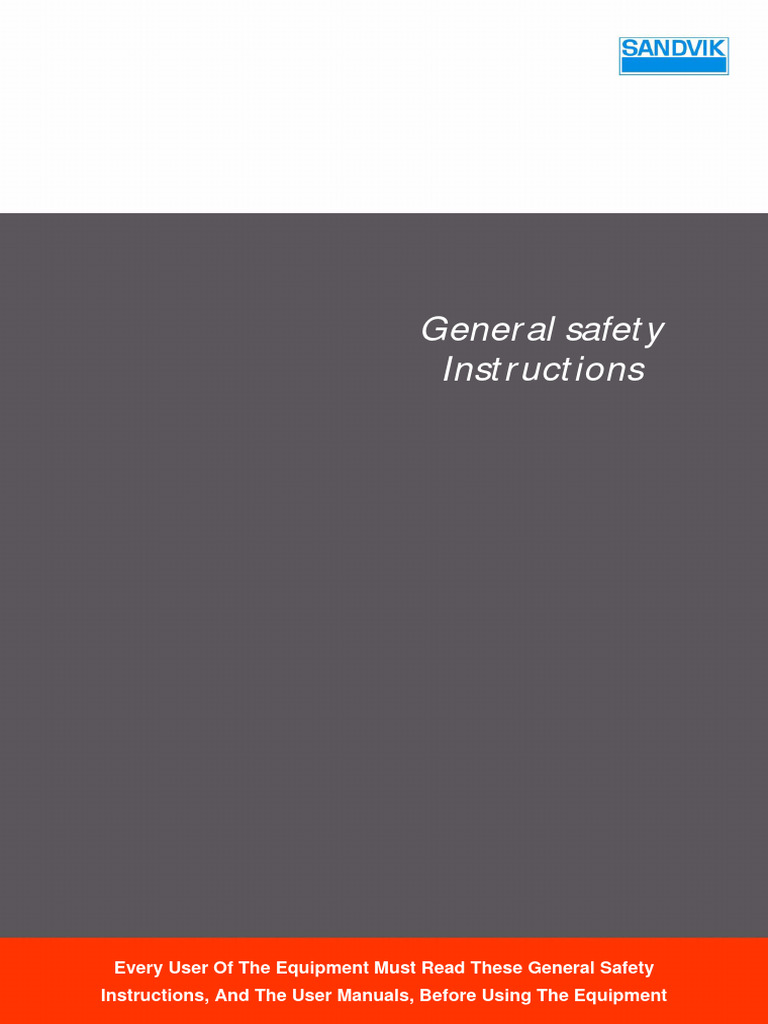 S00 General Safety | PDF | High Voltage | Safety
