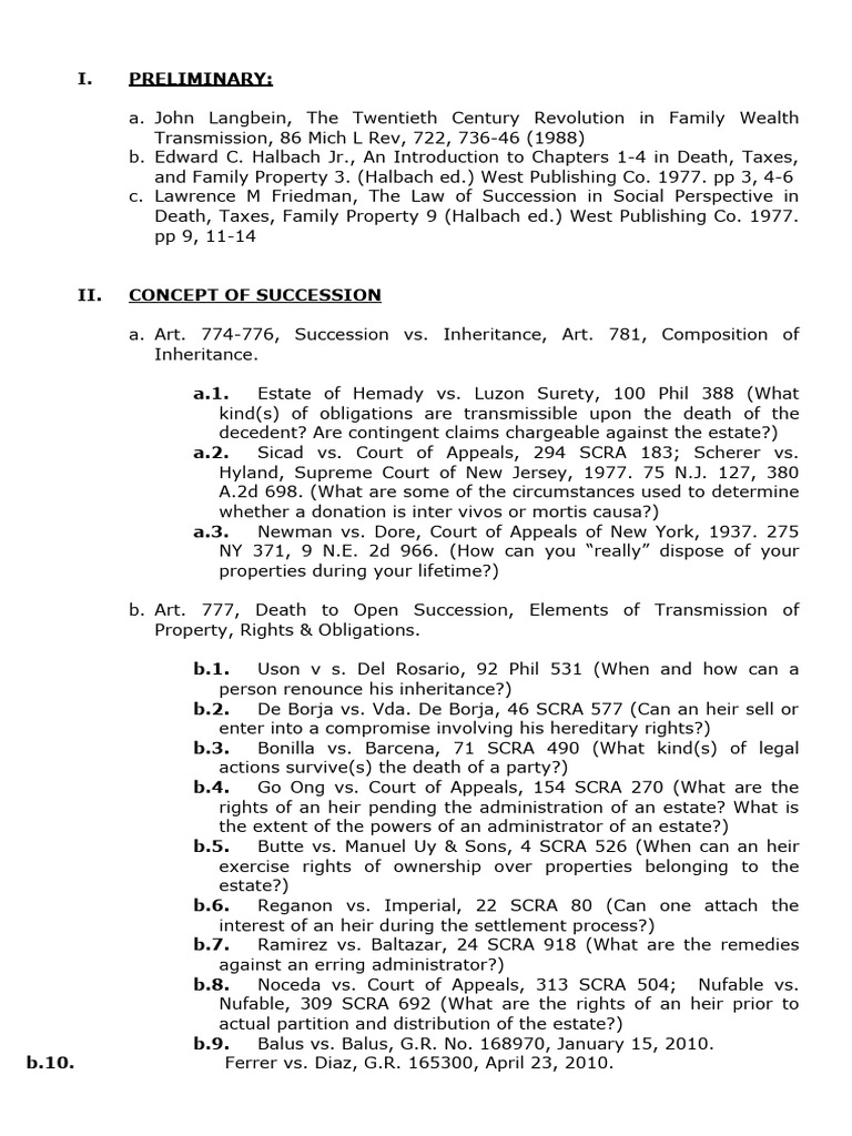 List of Cases 2225 | Download Free PDF | Will And Testament | Inheritance
