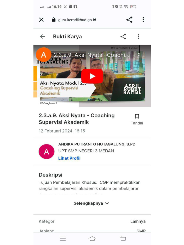 Bukti Karya PMM | PDF