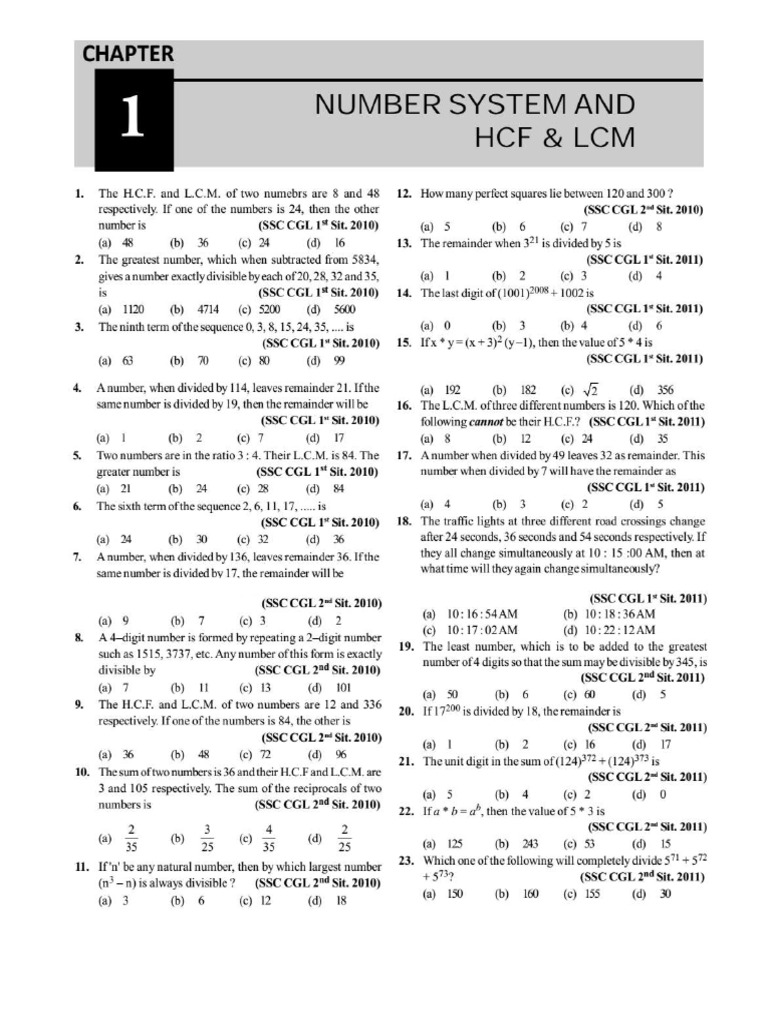 Number System | PDF