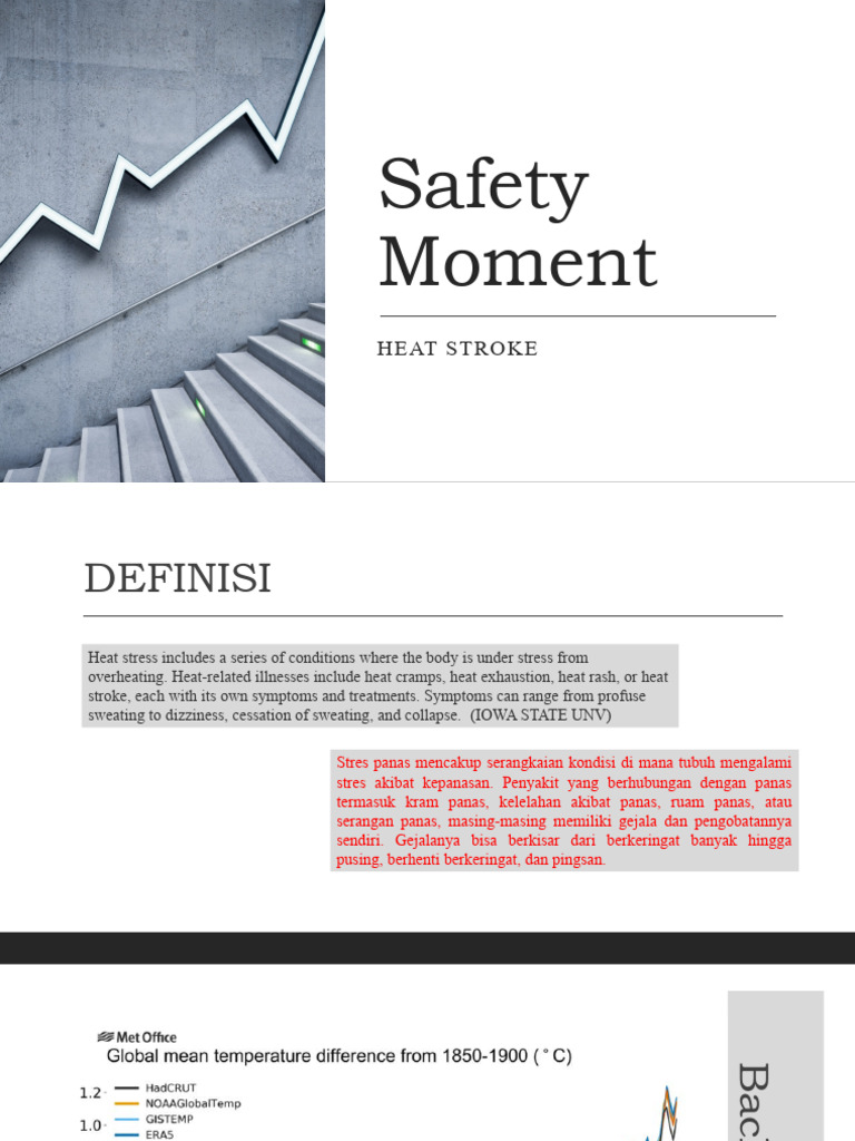 Safety Moment Heat Stress | PDF