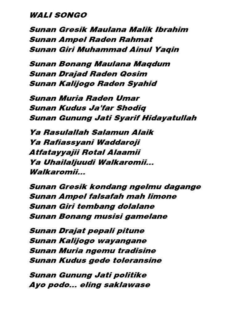 Wali Songo | PDF