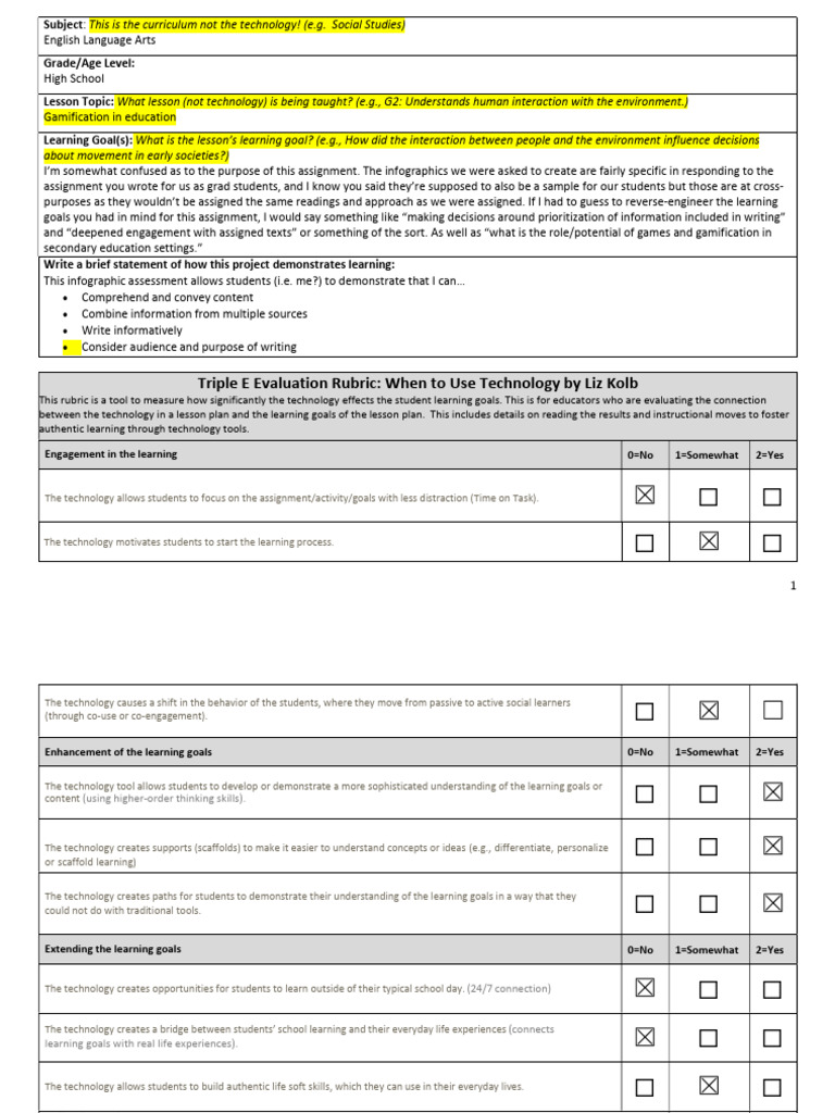 Reflecting On Tech - Infographic | PDF | Learning | Information