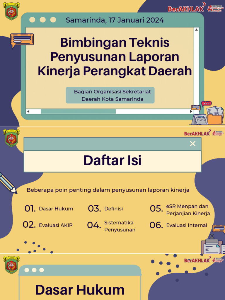 Paparan Bimtek LAKIP Tahun 2024 - 17 Jan 2024 | PDF