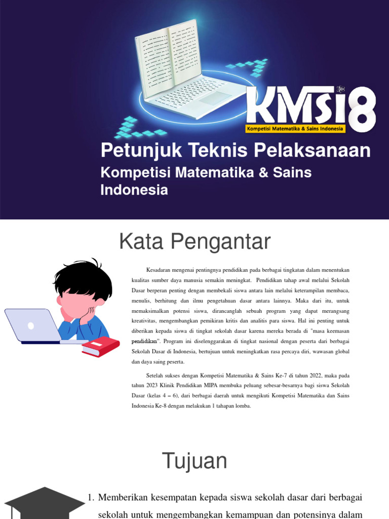 Panduan Lomba KMSI 2023 untuk SD | PDF