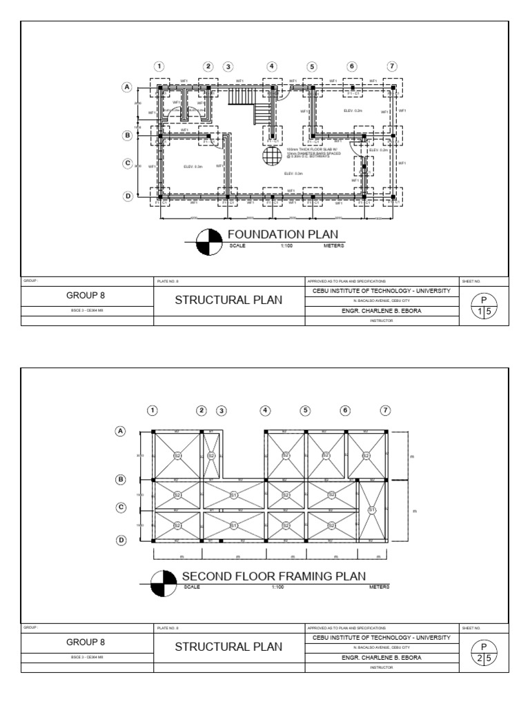 Structural Plans | PDF | Architectural Design | Architecture