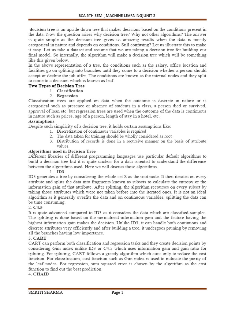Decision Tree Is An Upside | PDF | Applied Mathematics | Machine Learning