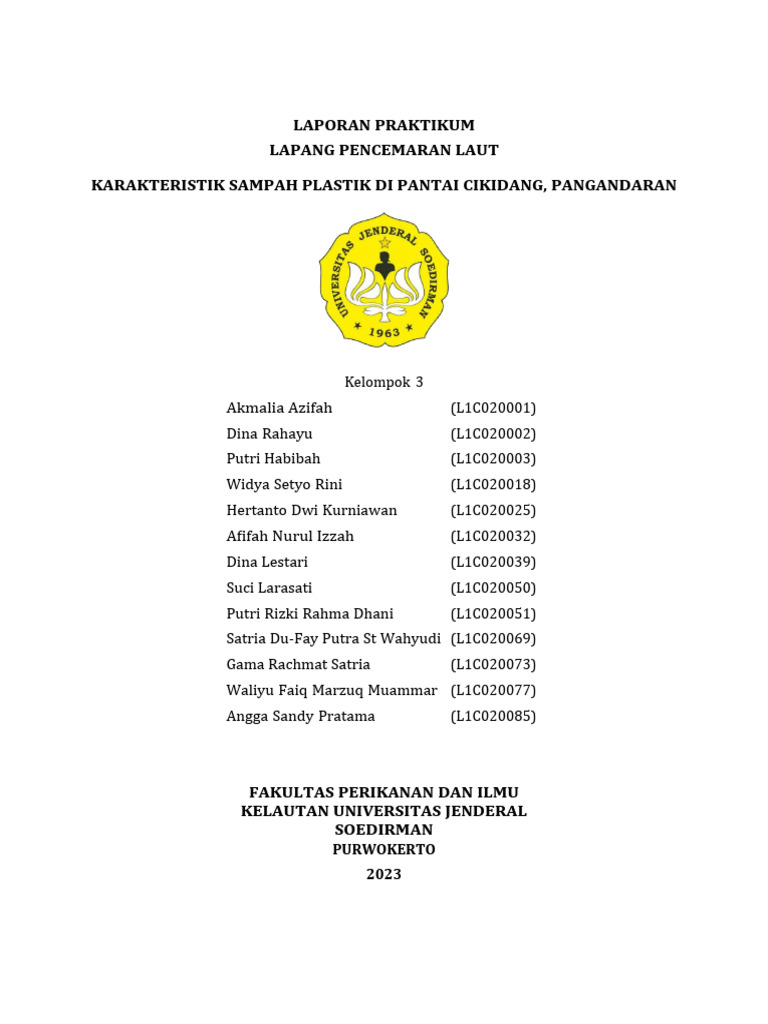 Hasil Laporan X Unsoed | PDF
